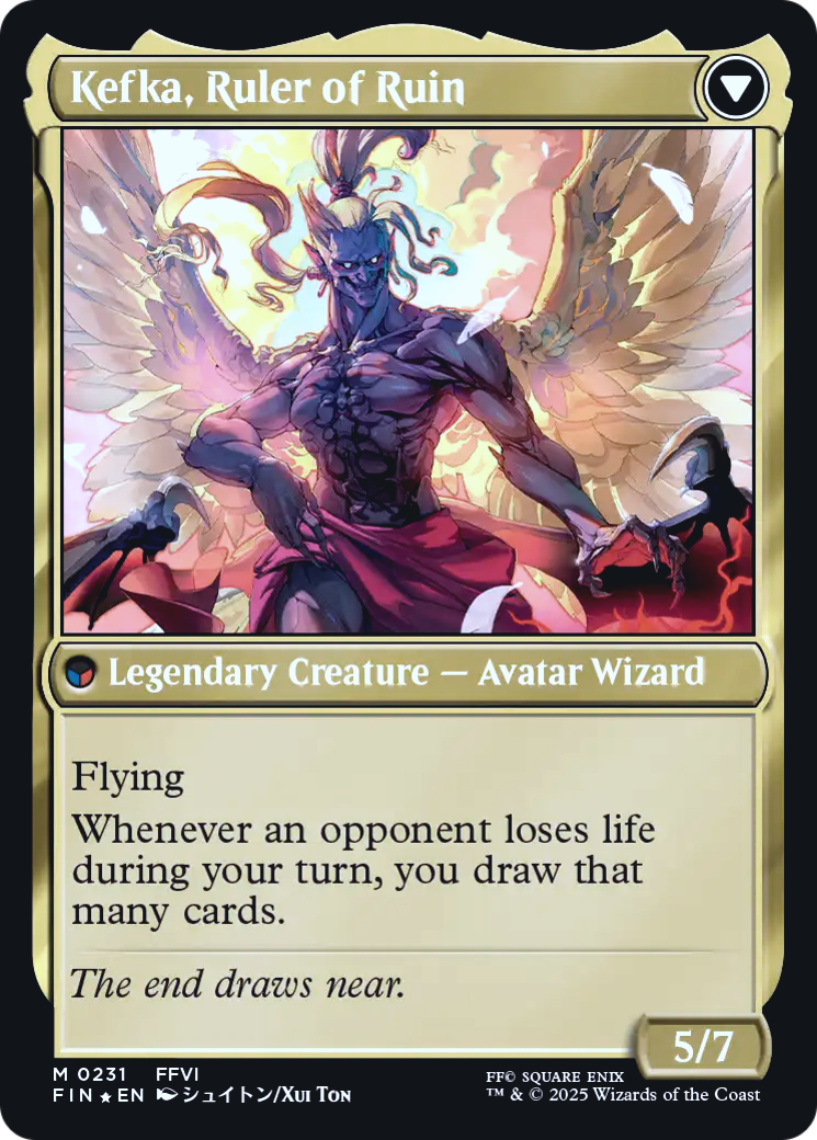 Kefka, Court Mage // Kefka, Ruler of Ruin (0231) | A&H Monroe
