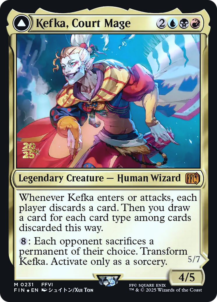 Kefka, Court Mage // Kefka, Ruler of Ruin (0231) | A&H Monroe